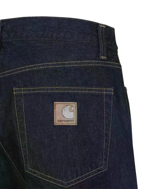 Carhartt Work In Progress Logo-patch Denim Jeans