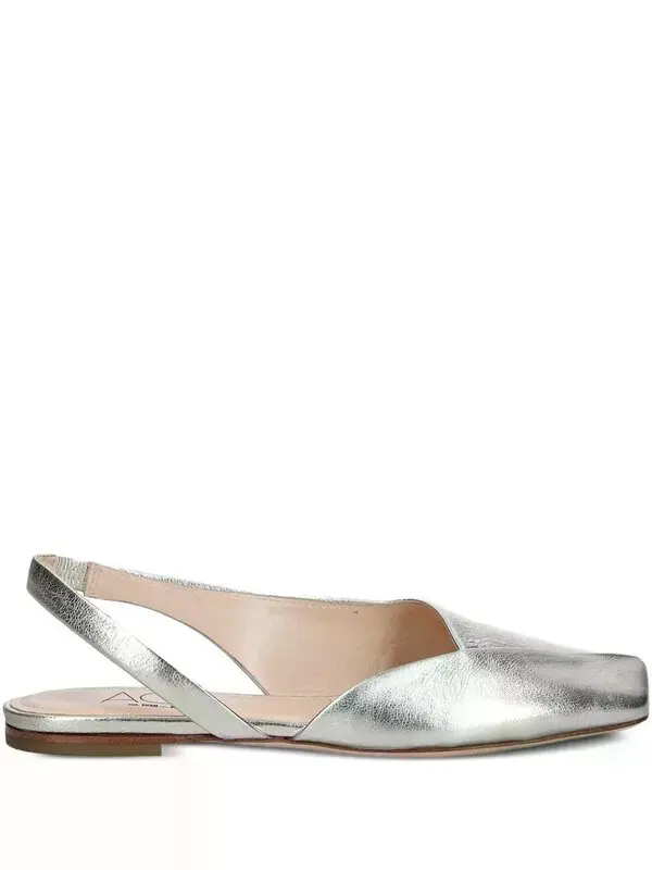 Agl Slingback Square-toe Flats