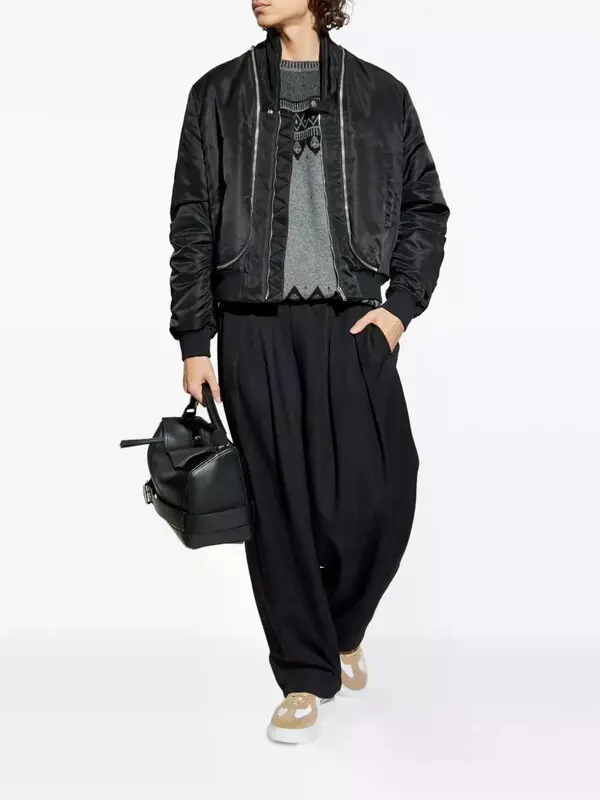 Alexander McQueen Skull Motif Wool Sweater