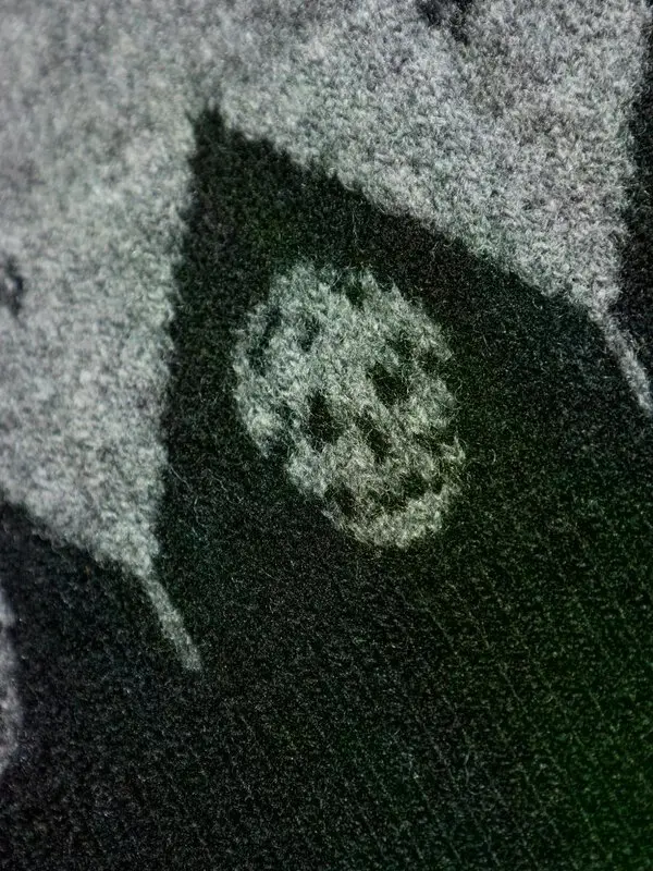 Alexander McQueen Skull Motif Wool Sweater
