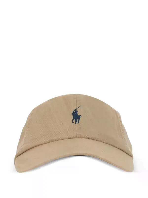 Polo Ralph Lauren Cap With Embroidered Logo - Neutrals
