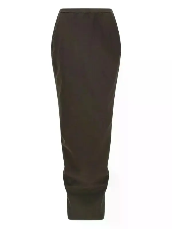 Rick Owens Crossover Elastic-waistband Skirt