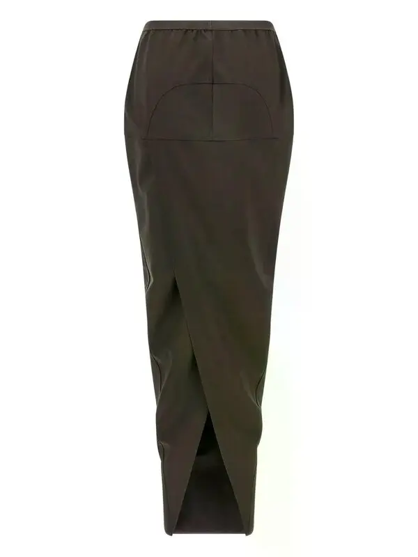 Rick Owens Crossover Elastic-waistband Skirt