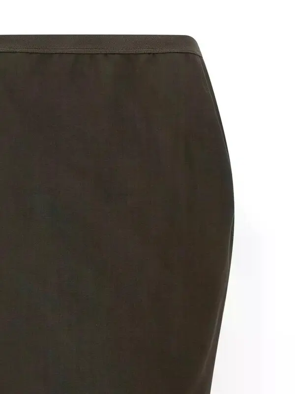 Rick Owens Crossover Elastic-waistband Skirt
