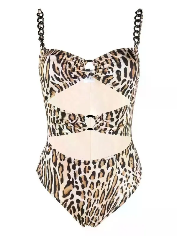 Moschino Sea Clothing One-piece Swimsuit - Neutrals
