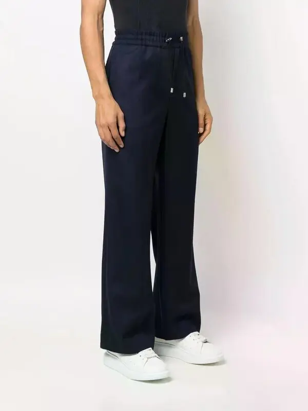 Balmain Wide-leg Twill Trousers