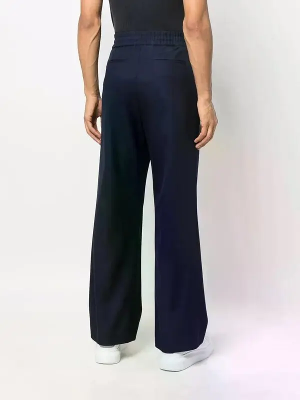 Balmain Wide-leg Twill Trousers