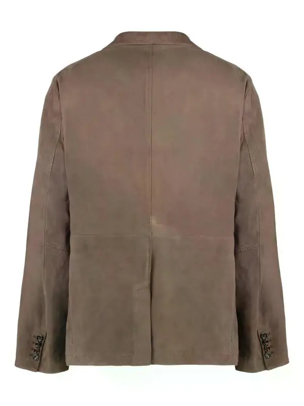 MOORER Suede Lapel Jacket