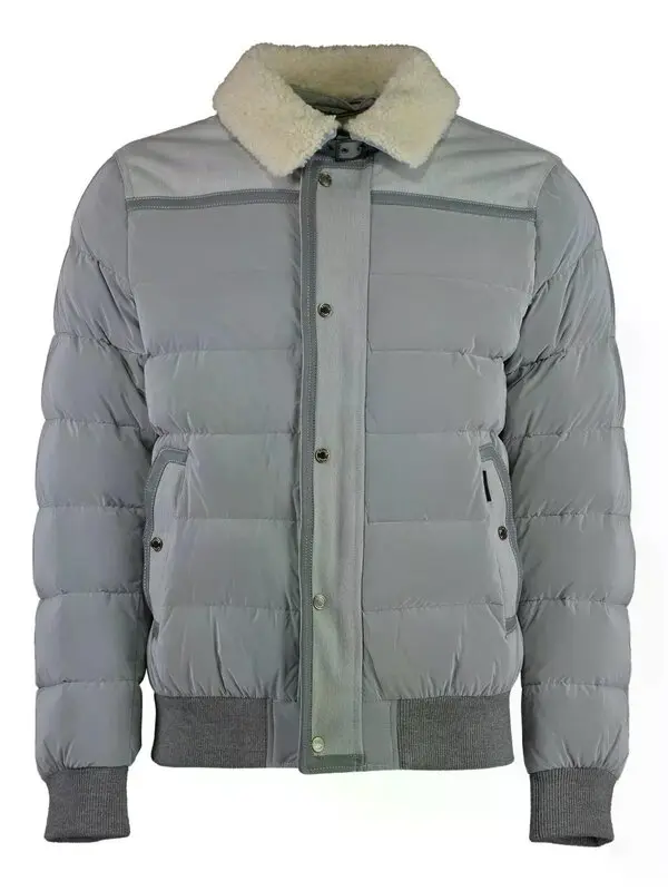 MOORER Shearling-collar Down Jacket