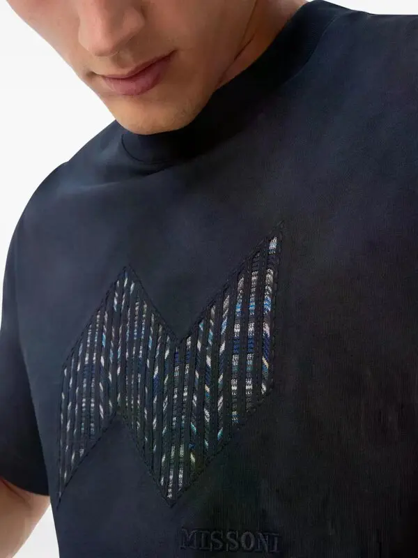 Missoni Embroidered-detail T-shirt