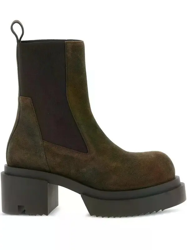 Rick Owens Elastic-strap Platform Boots
