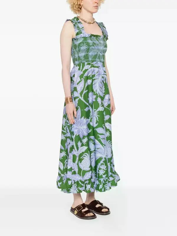 Farm Rio Tropical Swing Midi Dress