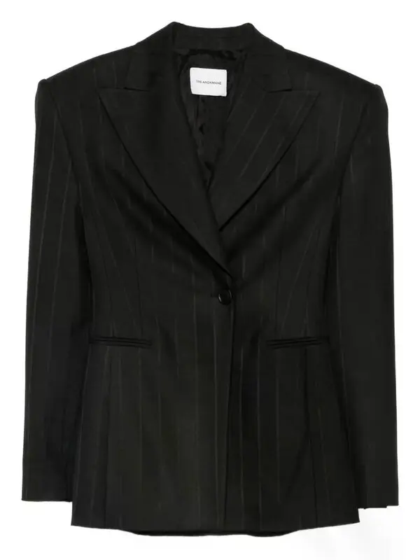 Andamane Pinstriped Single-breasted Blazer