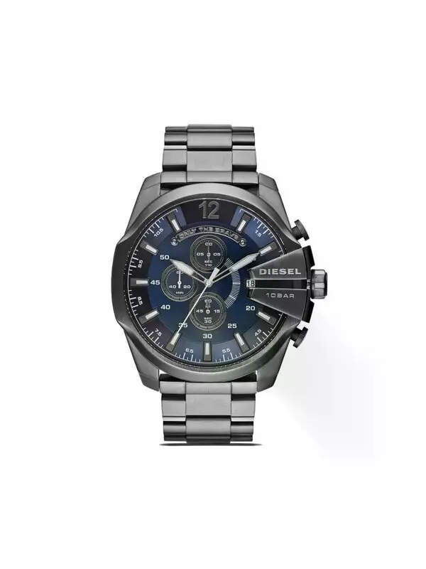 DIESEL® 51mm Bracelet Watch - Silver