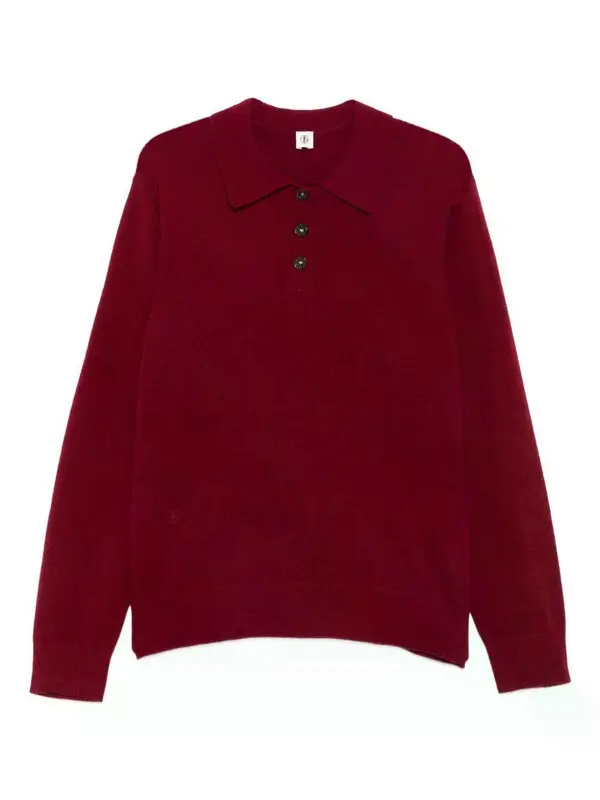 THE GARMENT Como Button-fastening Polo Top - Red