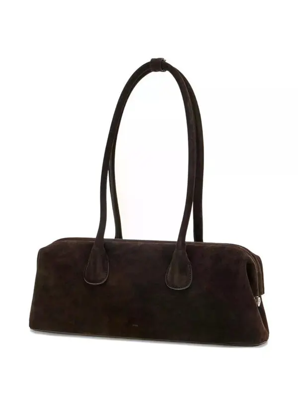 OSOI Suede Top-handle Shoulder Bag - Brown
