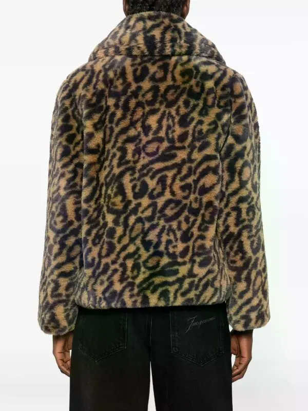 A.p.c. Leopard-print Double-breasted Jacket
