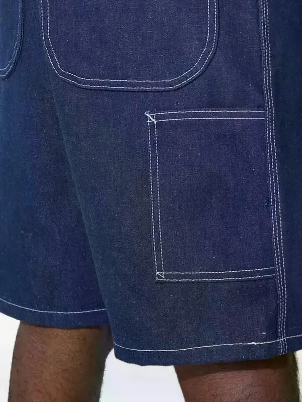 STAN RAY Logo-patch Denim Shorts