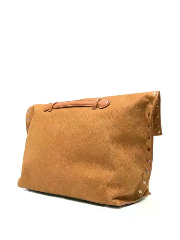 ZANELLATO Stud-embellished Tote Bag - Brown