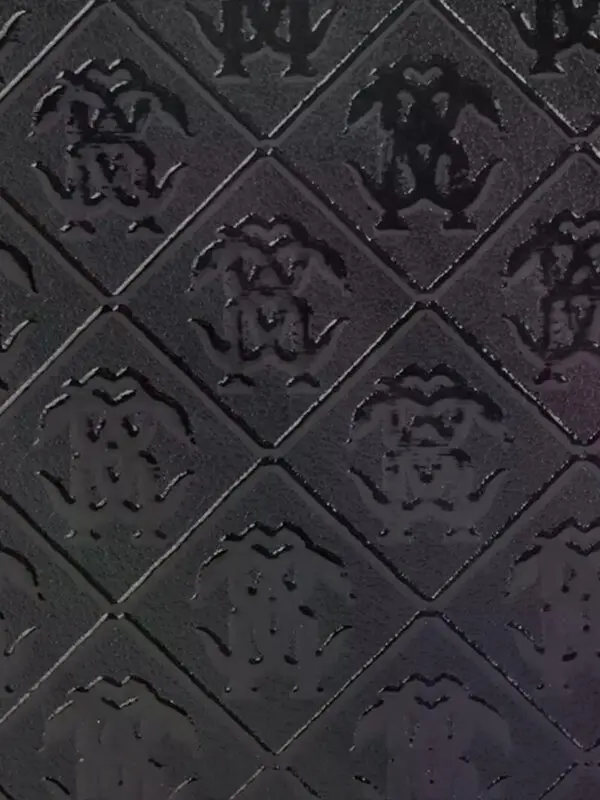 Roberto Cavalli Monogram-embossed Bi-fold Wallet