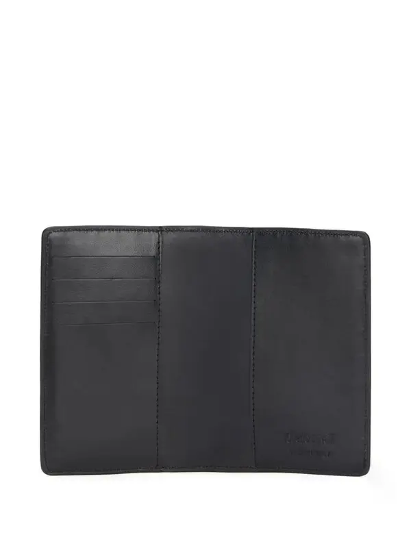 Roberto Cavalli Mirror Snake Monogram-embossed Leather Wallet