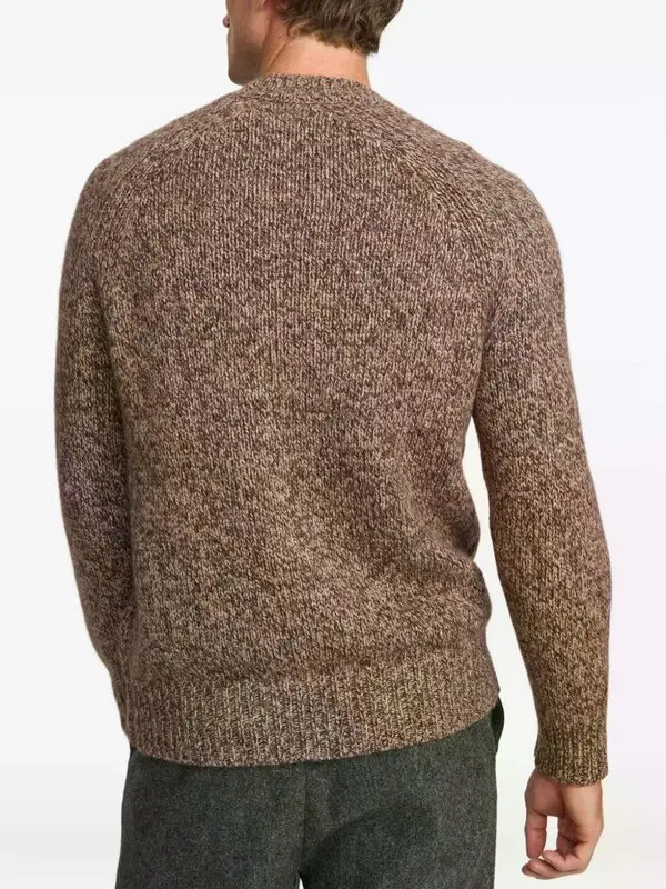 YVES SALOMON Thick-knit Crew-neck Sweater