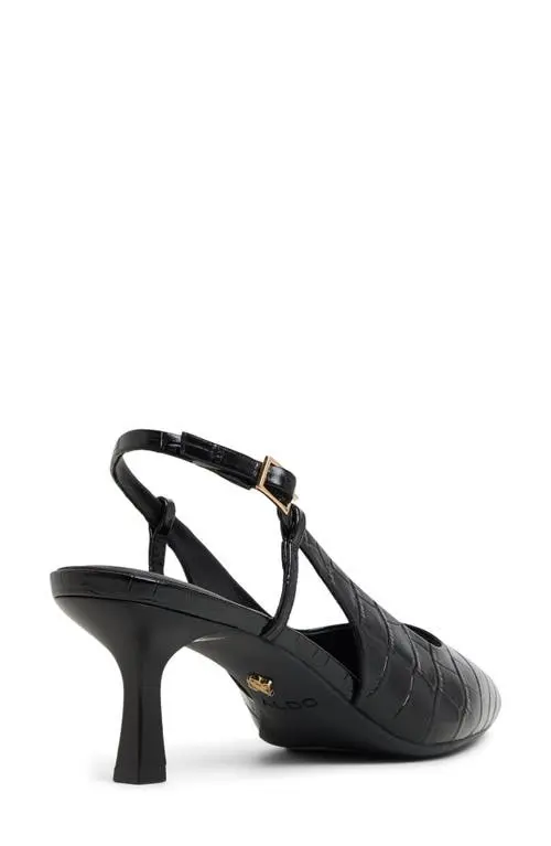 Aldo Adan Pointed Toe Slingback Pump - Black