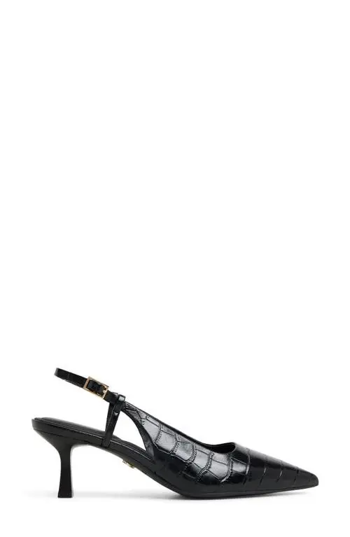 Aldo Adan Pointed Toe Slingback Pump - Black