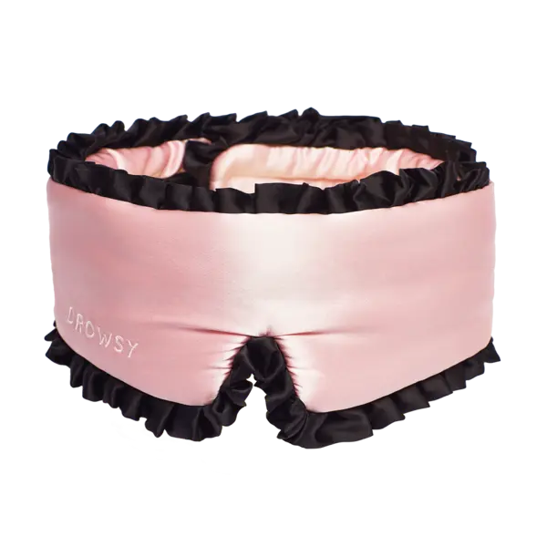 DROWSY Sleep In The City Sleep Mask - Pink & Black