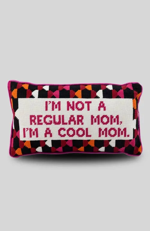 FURBISH Needlepoint Pillow - Cool Mom