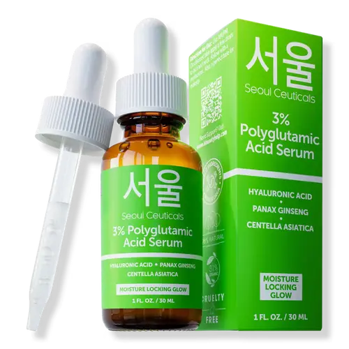 SEOUL CEUTICALS Korean Skincare Polyglutamic Acid Serum - Clear