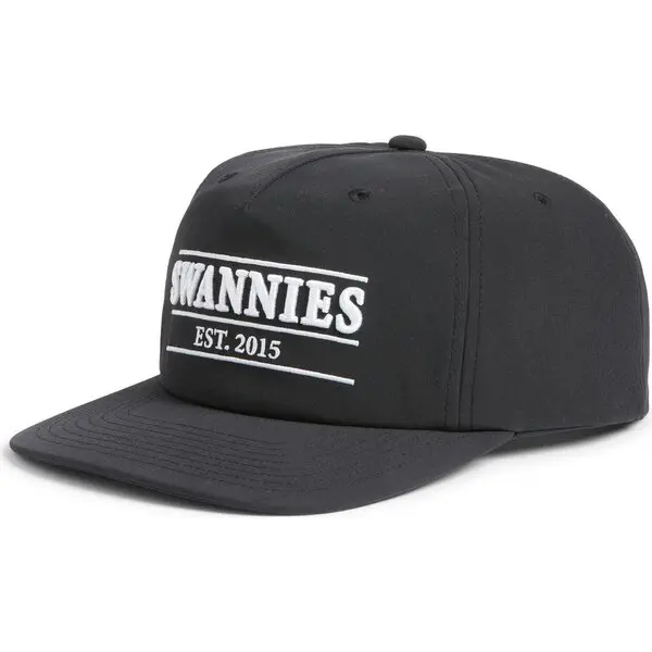 SWANNIES Charlie Cotton Baseball Cap - Black