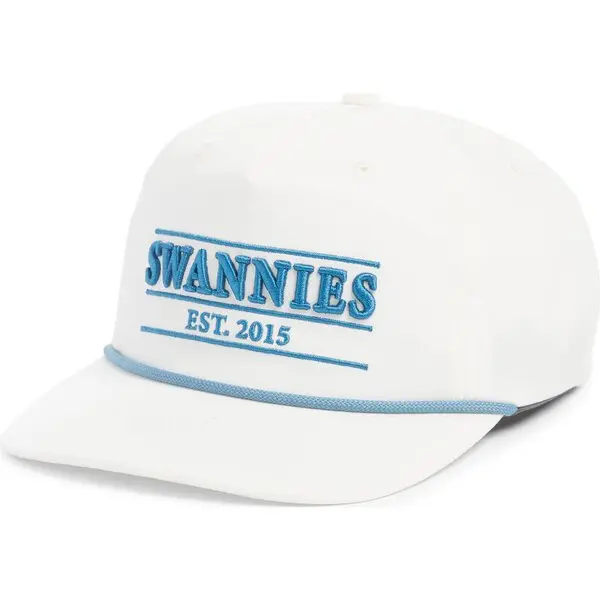 SWANNIES Charlie Cotton Baseball Cap - Vintage White