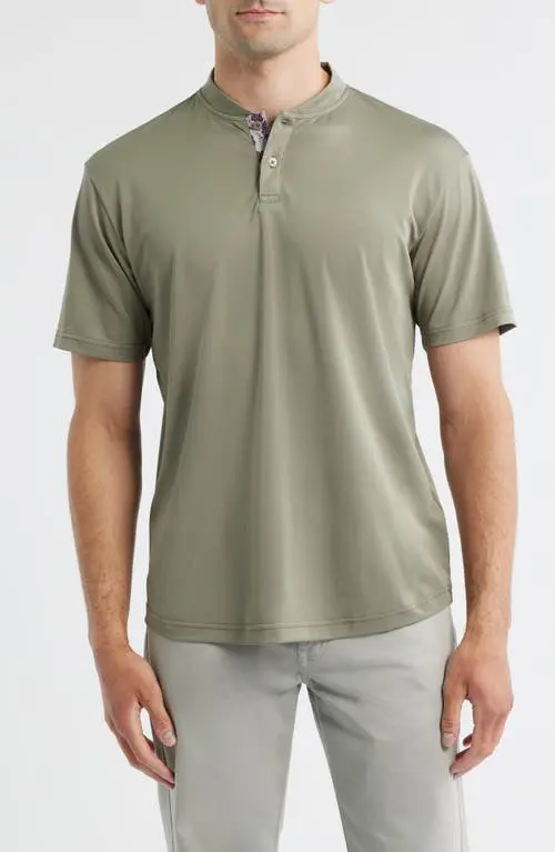 SWANNIES Enzo Blade Collar Polo - Olive