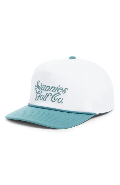 SWANNIES Moser Logo Embroidery Snapback Hat - Hydro