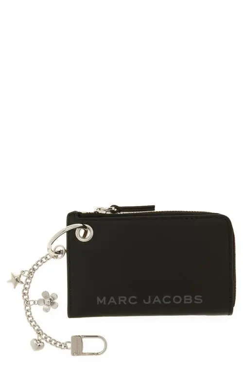 Marc Jacobs The Charm Top Zip Wallet - Black