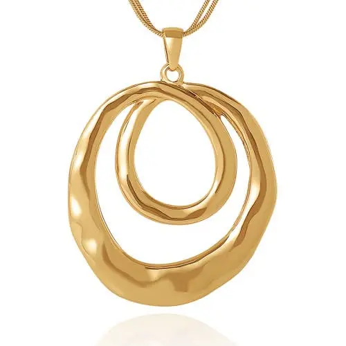 Bcbgmaxazria Layered Necklace With Spiral Pendant
