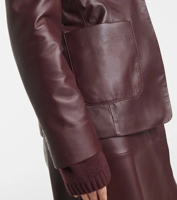 JOSEPH Leather Blazer