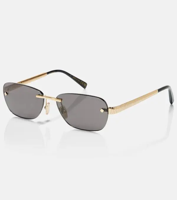 BVLGARI Tubogas Rectangular Sunglasses