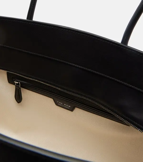 THE ROW Marlo Leather Tote Bag - Black