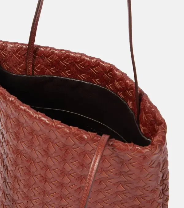 THE ROW Lilou Woven Leather Shoulder Bag