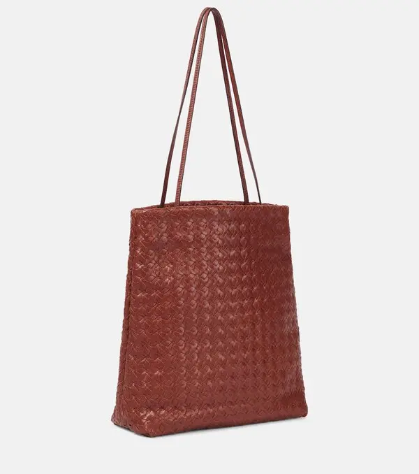 THE ROW Lilou Woven Leather Shoulder Bag
