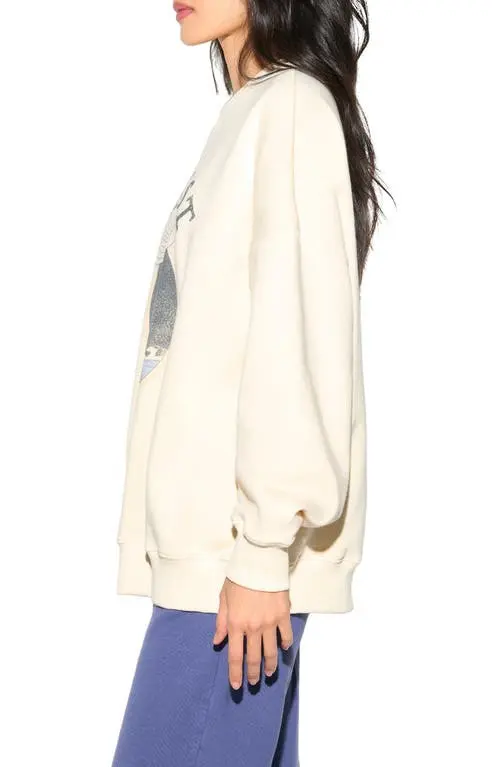 Spiritual Gangster Moon Dunes Oversized Cotton Graphic Sweatshirt
