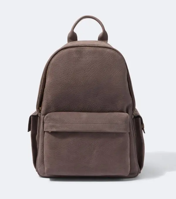 Brunello Cucinelli Leather Backpack - Brown