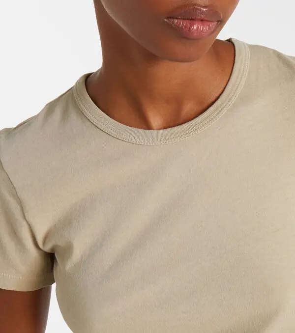 SLVRLAKE Cotton Jersey T-shirt - Beige