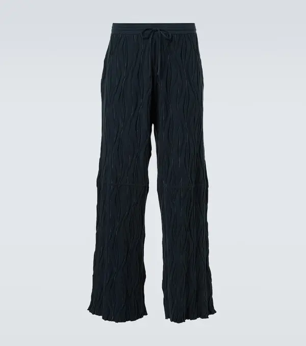 KIKO KOSTADINOV Raday Knitted Wide-leg Pants - Green
