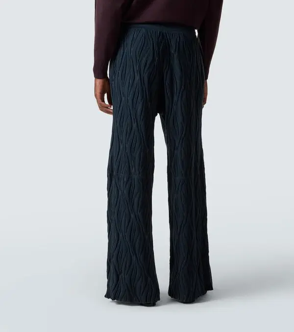 KIKO KOSTADINOV Raday Knitted Wide-leg Pants - Green