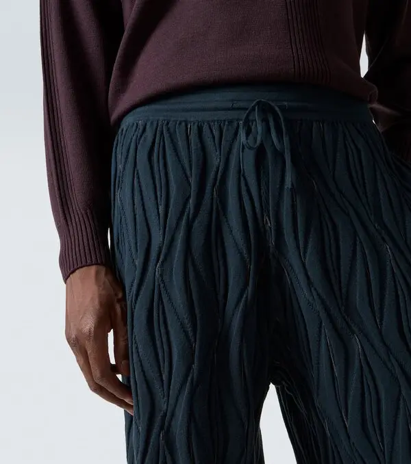 KIKO KOSTADINOV Raday Knitted Wide-leg Pants - Green