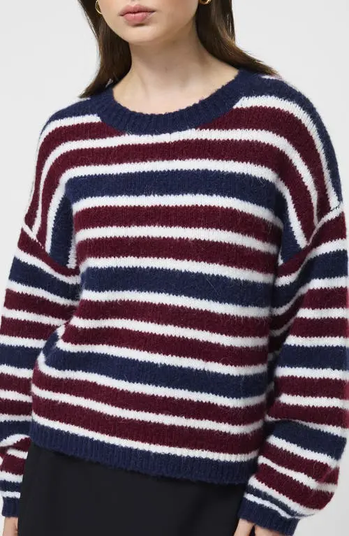 French Connection Stripe Crewneck Sweater
