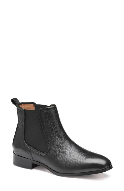 Johnston & Murphy Tinsley Chelsea Boot - Black Calfskin